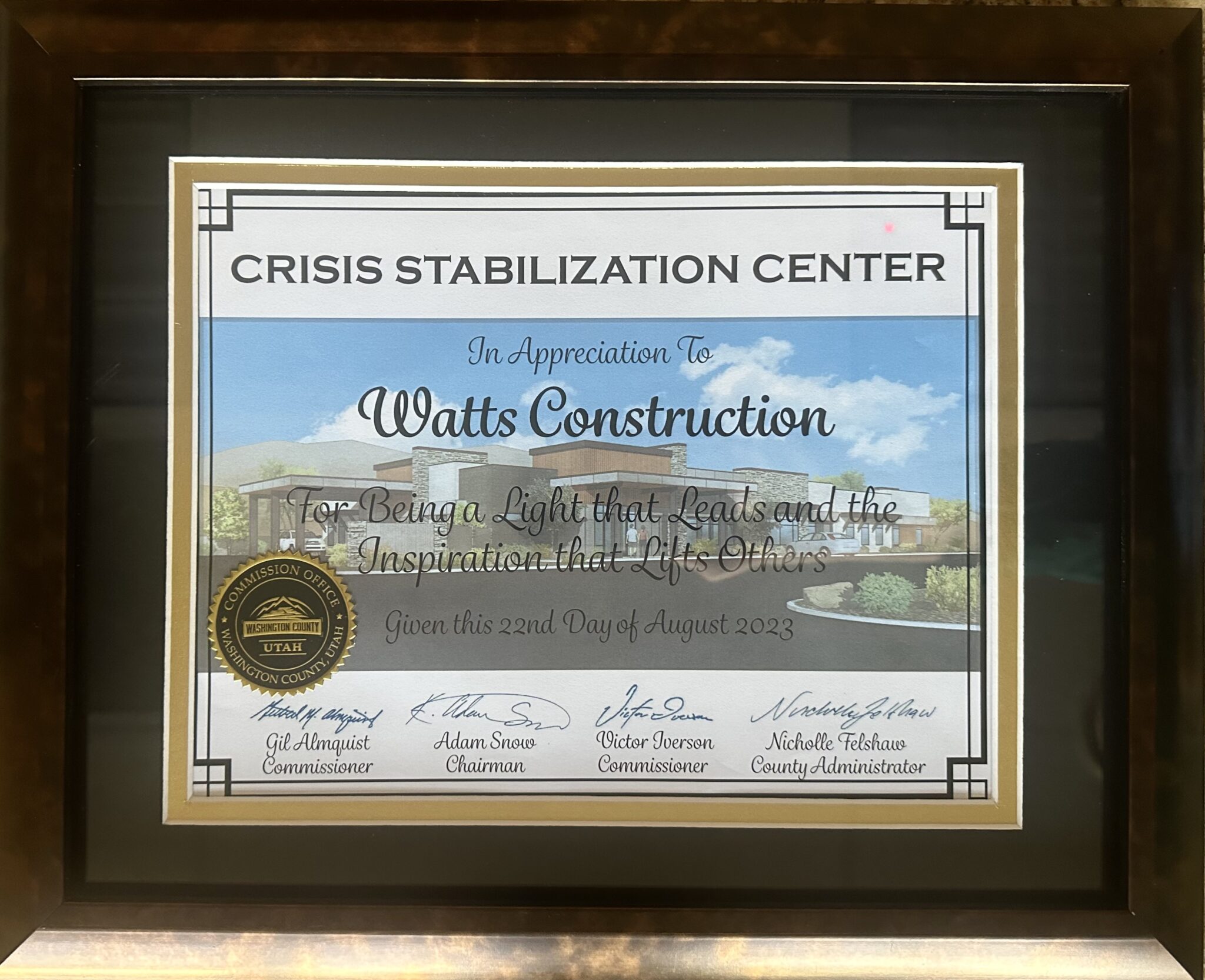Washington County Crisis Stabilization Center Ribbon Cutting– Watts ...